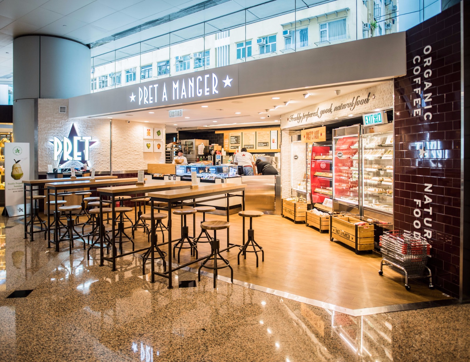 Pret A Manger Devon House Hong Kong
